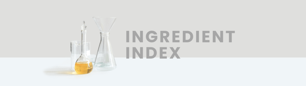 Ingredient Index - Global Beauty Private Label Skincare
